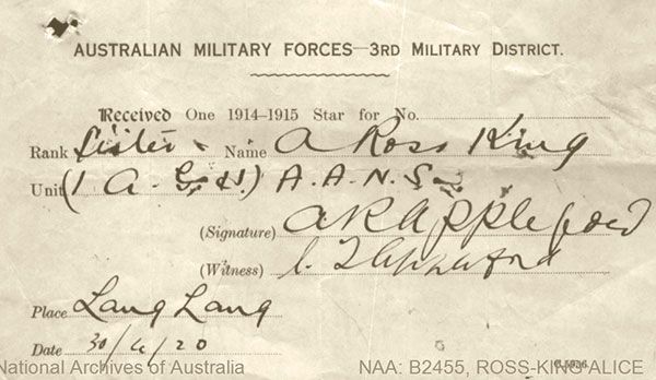 The WWI diary of Alice Ross-King – On the Record